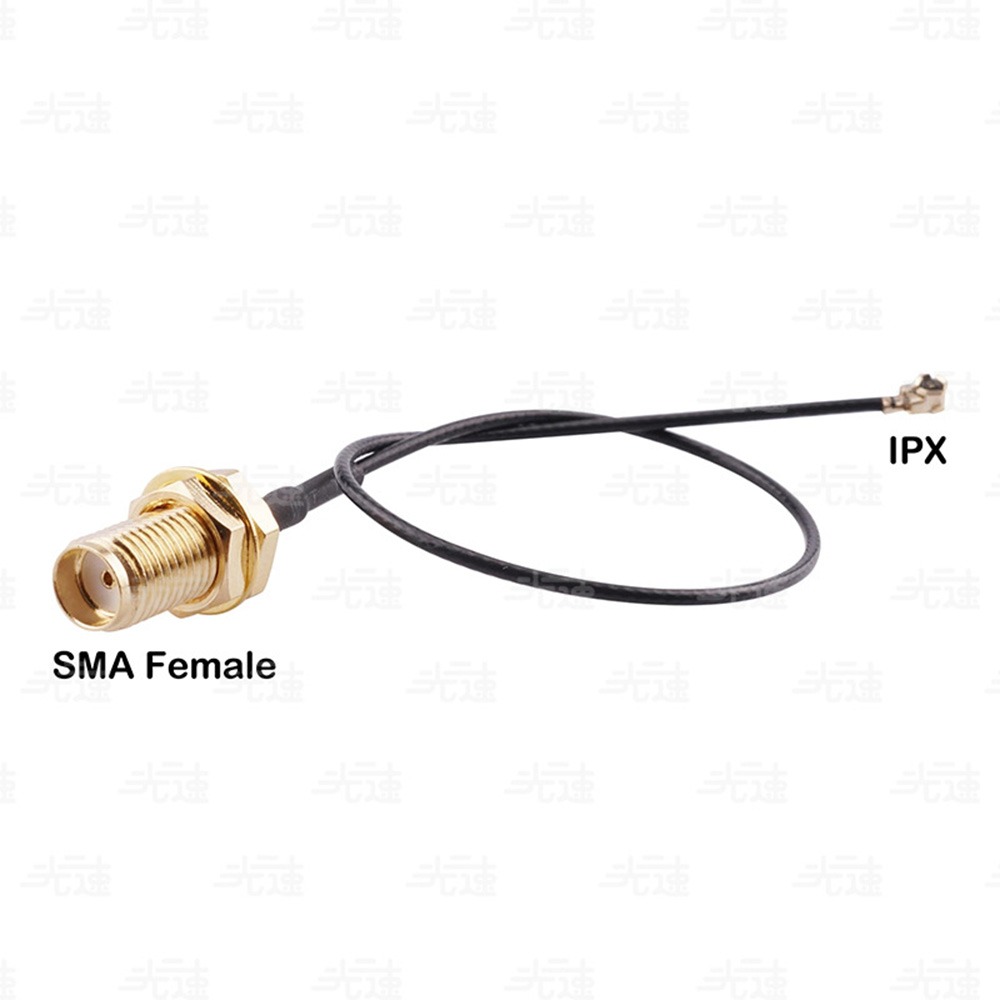 כבל מתאם אנטנה IPX female to SMA female RG1.13 באורך 50 ס"מ - Hackstore
