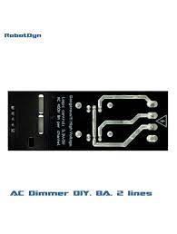 מודול עמעם מתח 400V AC עד 8A עם שני ערוצים - Hackstore