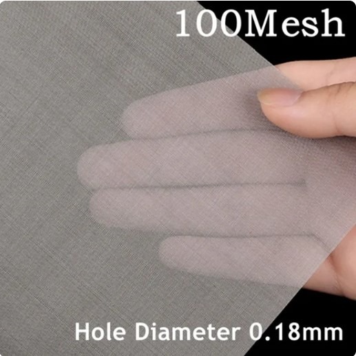 רשת סינון מברזל אל-חלד 100MESH - Hackstore